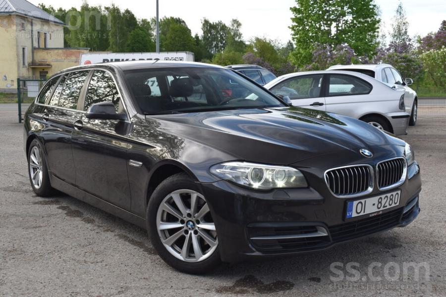 Brown BMW 520 2014 in Kuldiga, with an engine capacity of 2.00 L and mileage of 0 thousand km for 8990 €, photo 5 on AUTOMOTO.COM.LV