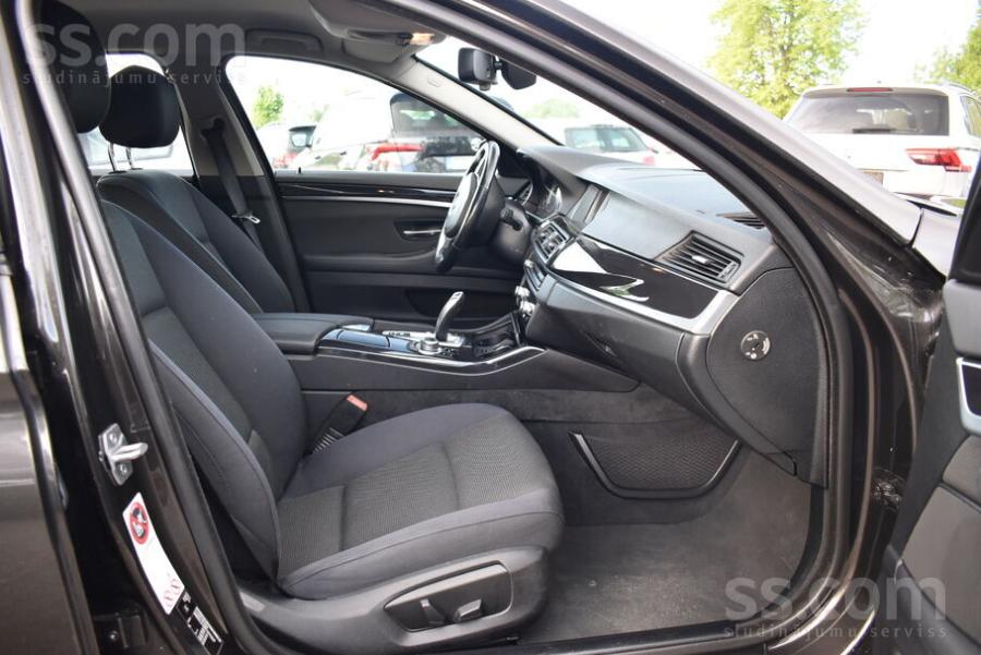 Brown BMW 520 2014 in Kuldiga, with an engine capacity of 2.00 L and mileage of 0 thousand km for 8990 €, photo 6 on AUTOMOTO.COM.LV