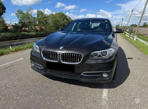 Brūns BMW 520 2014 Kauņa, ar dzinēja tilpumu 2.00 L un nobraukumu 280 tūkst. km par 10250 €, foto 1 vietnē AUTOMOTO.COM.LV