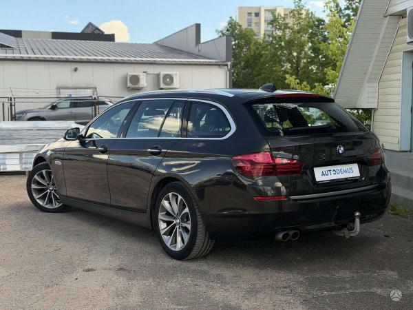 Brown BMW 520 2014 in Mazeikiai, with an engine capacity of 2.00 L and mileage of 266 thousand km for 10900 €, photo 4 on AUTOMOTO.COM.LV
