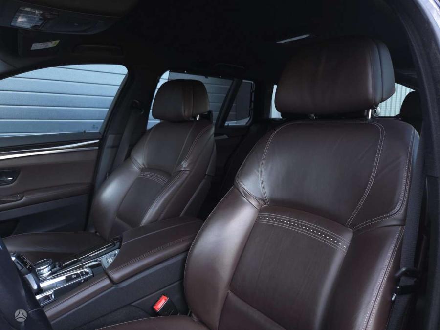 Brown BMW 520 2014 in Kaunas, with an engine capacity of 2.00 L and mileage of 280 thousand km for 10250 €, photo 22 on AUTOMOTO.COM.LV