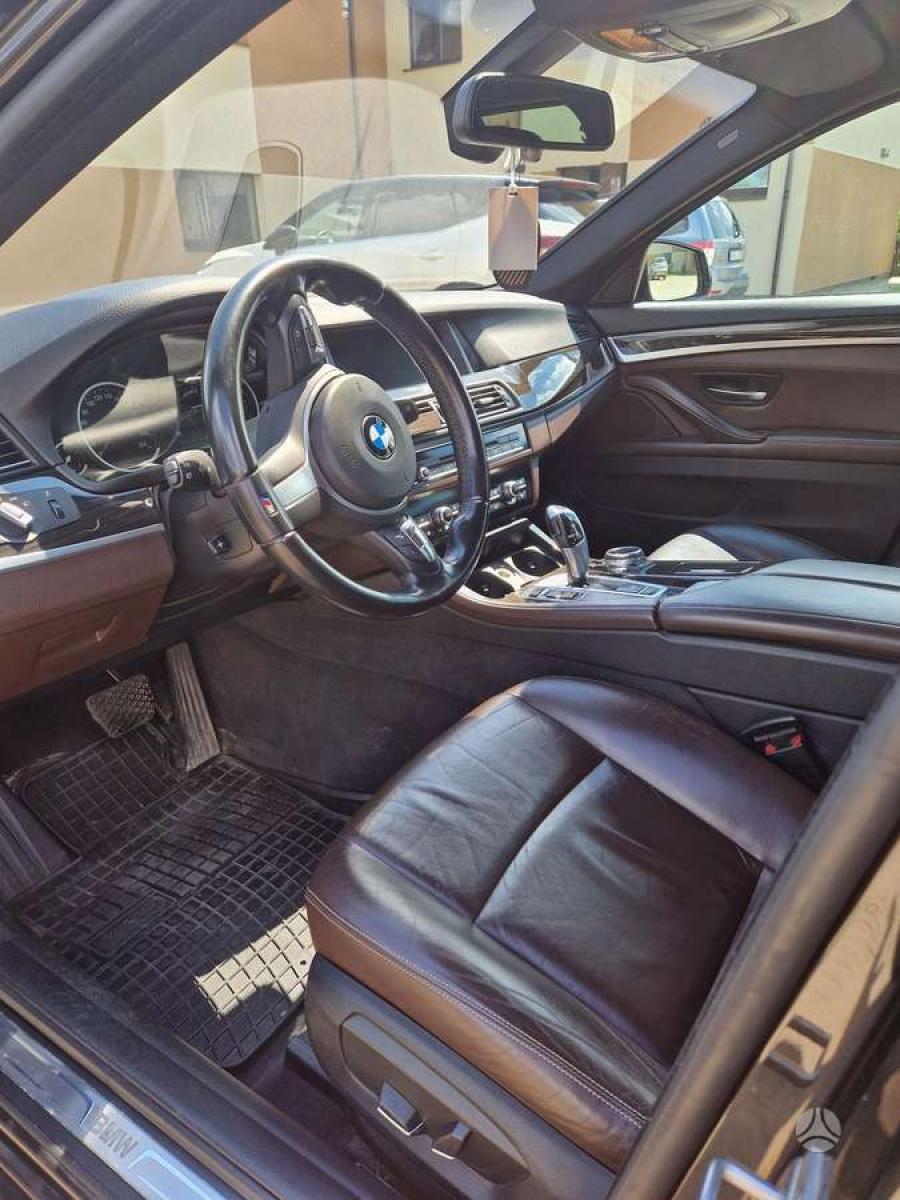 Brown BMW 520 2014 in Kaunas, with an engine capacity of 2.00 L and mileage of 333 thousand km for 9999 €, photo 8 on AUTOMOTO.COM.LV