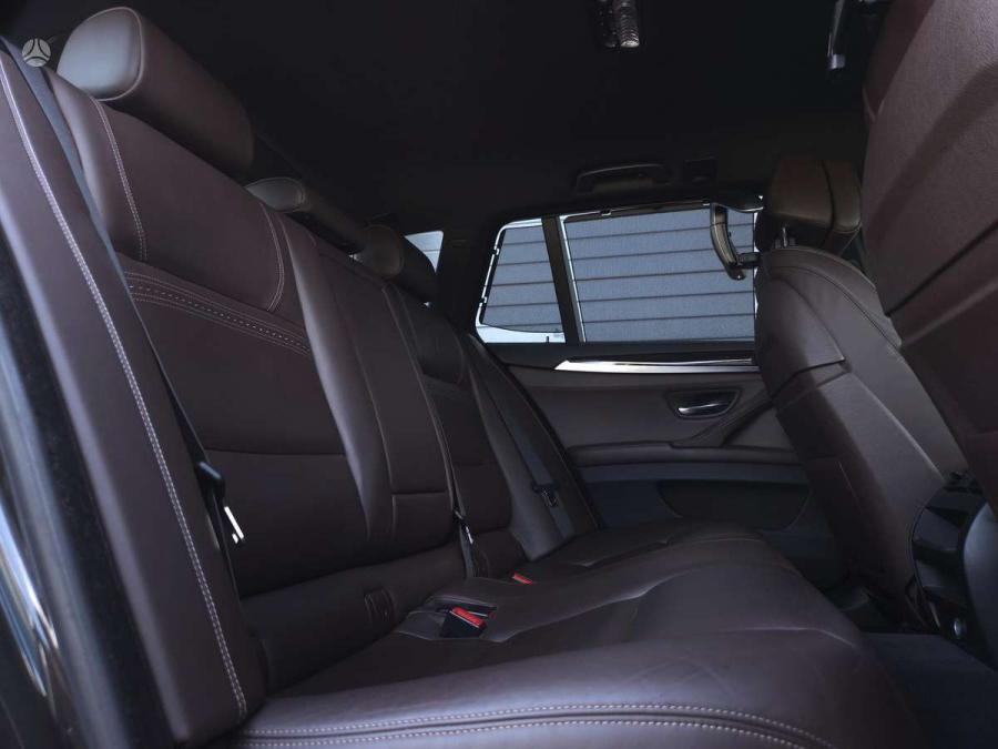 Brown BMW 520 2014 in Kaunas, with an engine capacity of 2.00 L and mileage of 280 thousand km for 10250 €, photo 16 on AUTOMOTO.COM.LV