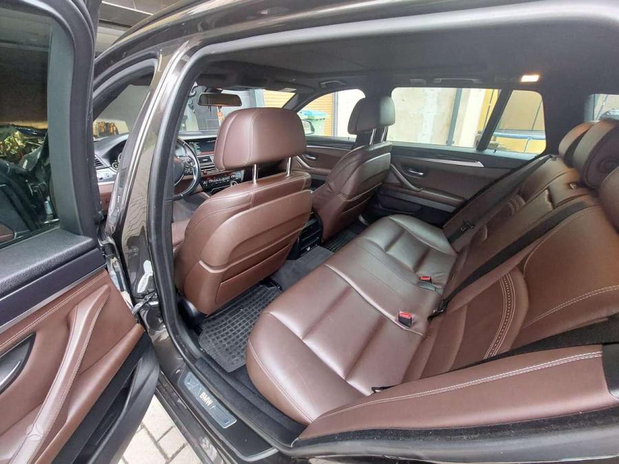 Brūns BMW 520 2014 Kauņa, ar dzinēja tilpumu 2.00 L un nobraukumu 391 tūkst. km par 11000 €, foto 13 vietnē AUTOMOTO.COM.LV