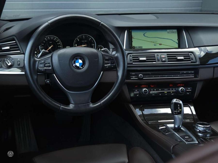 Brūns BMW 520 2014 Kauņa, ar dzinēja tilpumu 2.00 L un nobraukumu 280 tūkst. km par 10250 €, foto 27 vietnē AUTOMOTO.COM.LV