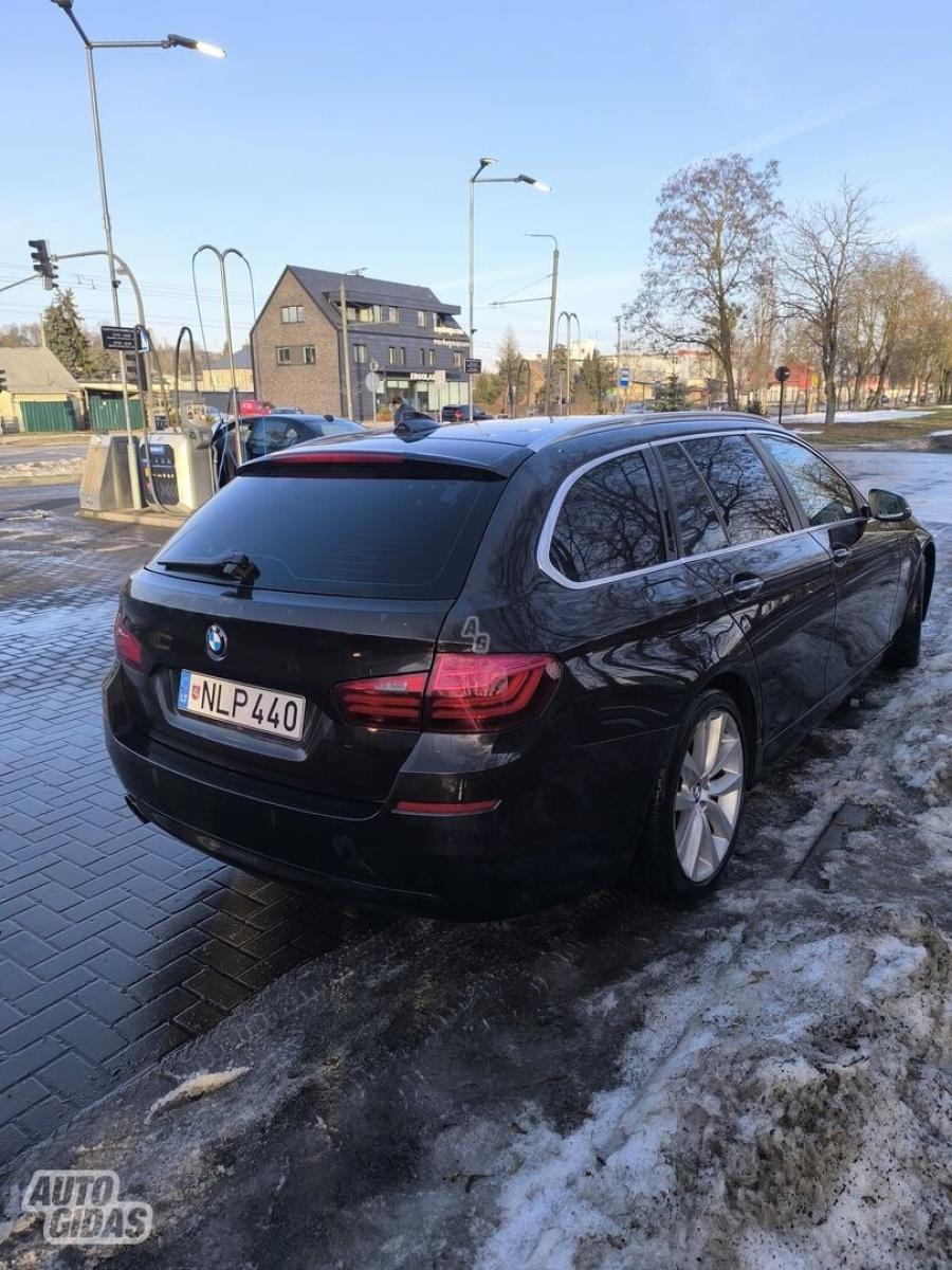 Brown BMW 520 2015 in Kaunas, with an engine capacity of 2.00 L and mileage of 386 thousand km for 15000 €, photo 5 on AUTOMOTO.COM.LV