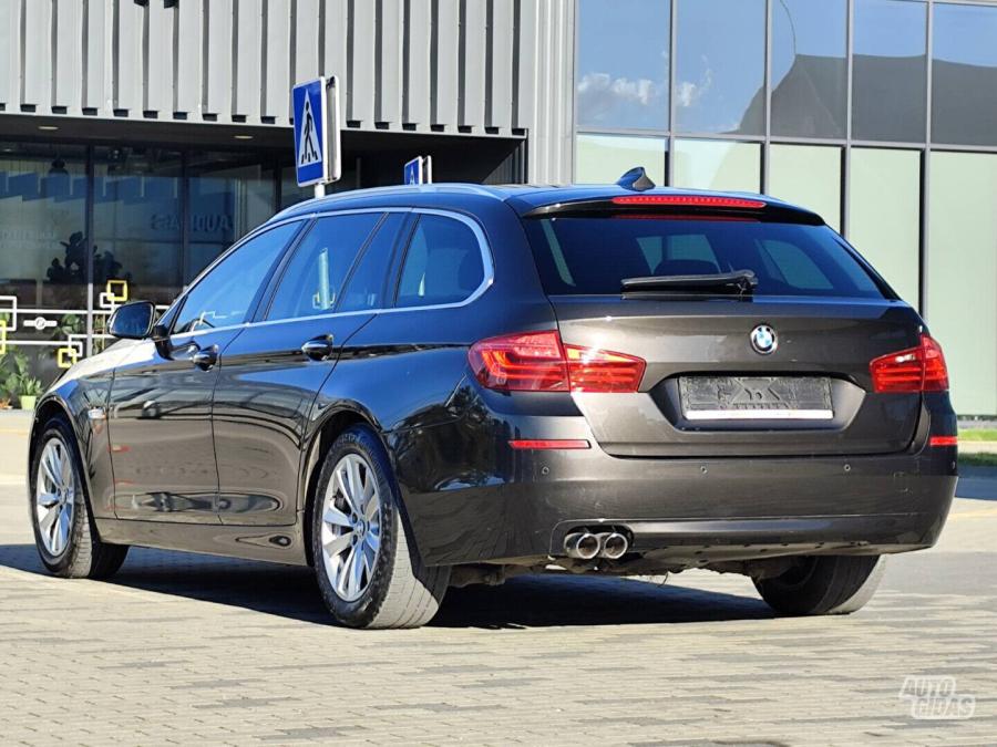 Brown BMW 520 2015 in Siauliai, with an engine capacity of 2.00 L and mileage of 326 thousand km for 11100 €, photo 6 on AUTOMOTO.COM.LV