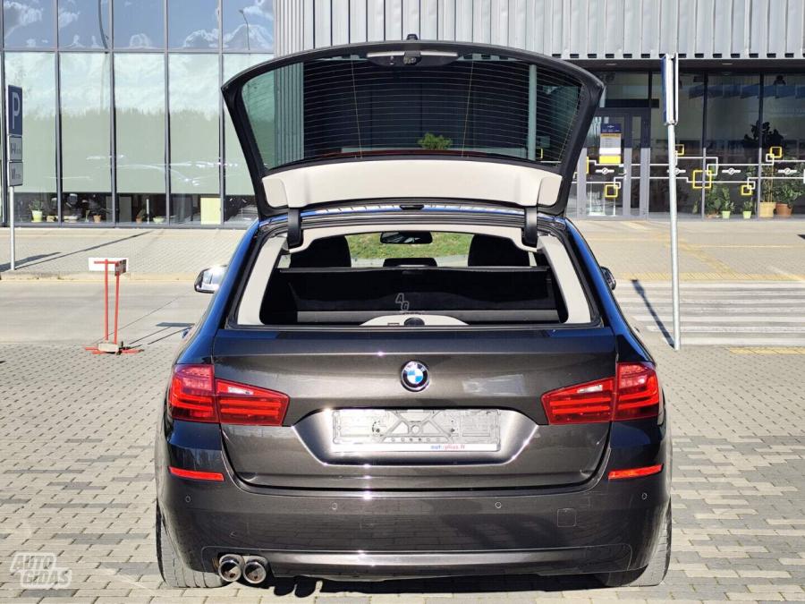 Brown BMW 520 2015 in Siauliai, with an engine capacity of 2.00 L and mileage of 326 thousand km for 11100 €, photo 9 on AUTOMOTO.COM.LV
