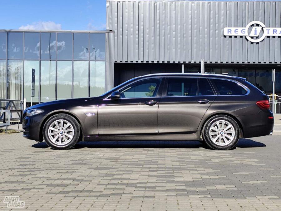 Brown BMW 520 2015 in Siauliai, with an engine capacity of 2.00 L and mileage of 326 thousand km for 11100 €, photo 12 on AUTOMOTO.COM.LV