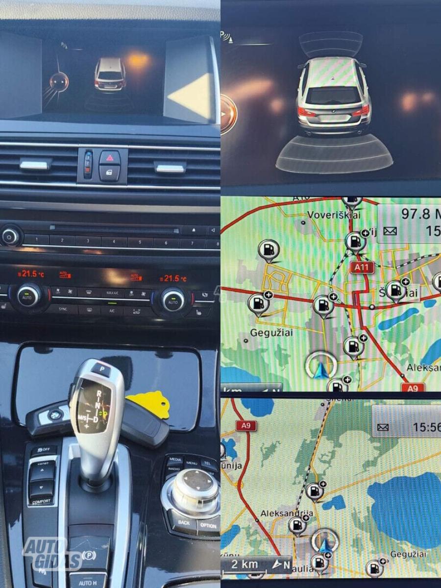 Brown BMW 520 2015 in Siauliai, with an engine capacity of 2.00 L and mileage of 326 thousand km for 11100 €, photo 21 on AUTOMOTO.COM.LV