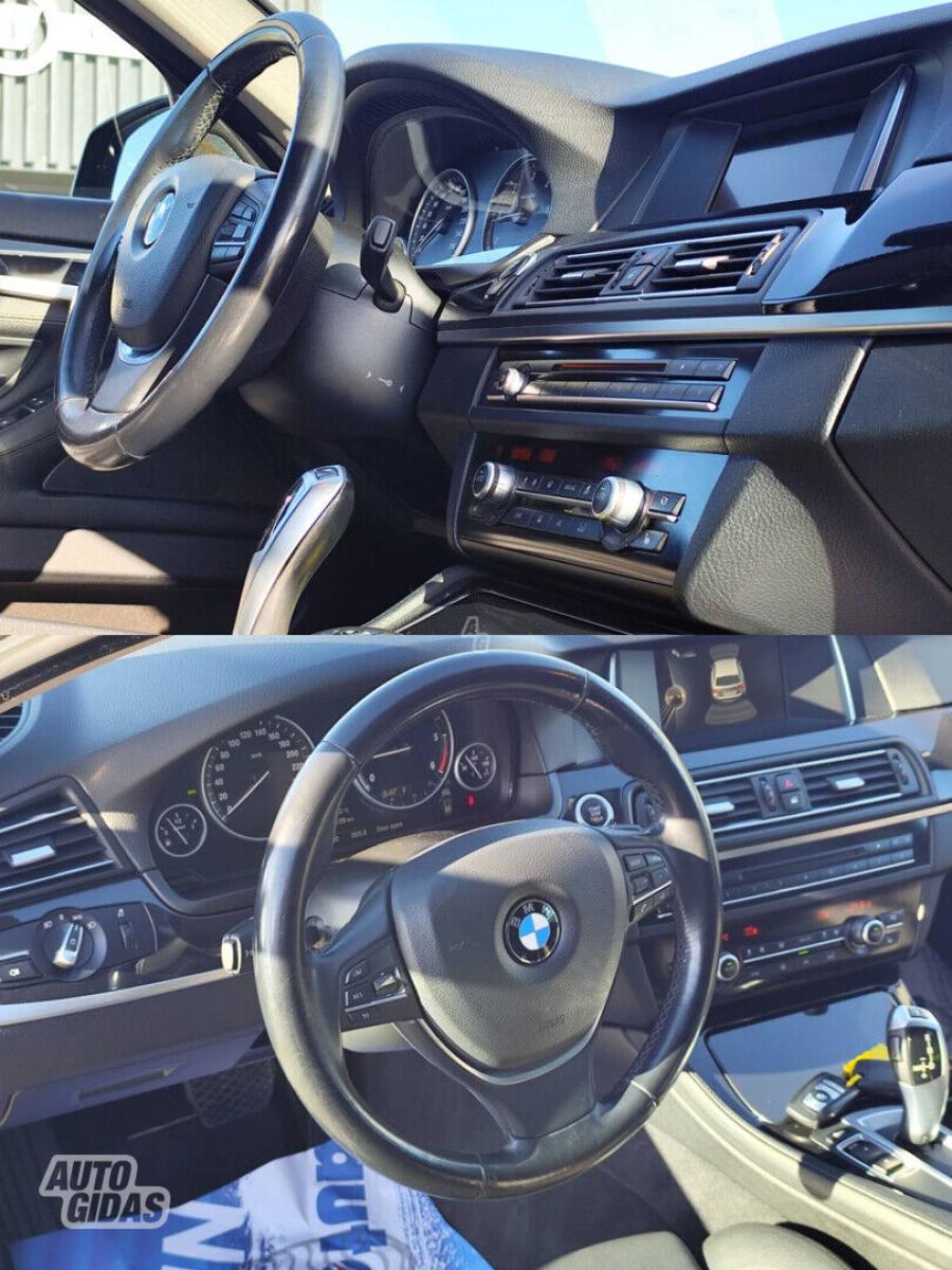 Brown BMW 520 2015 in Siauliai, with an engine capacity of 2.00 L and mileage of 326 thousand km for 11100 €, photo 23 on AUTOMOTO.COM.LV