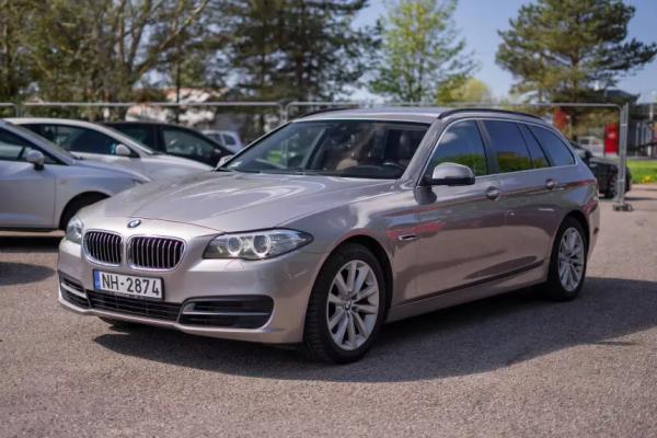 Brown BMW 520 2015 in Liepaja, with an engine capacity of 2.00 L and mileage of 242 thousand km for 12500 €, photo 1 on AUTOMOTO.COM.LV