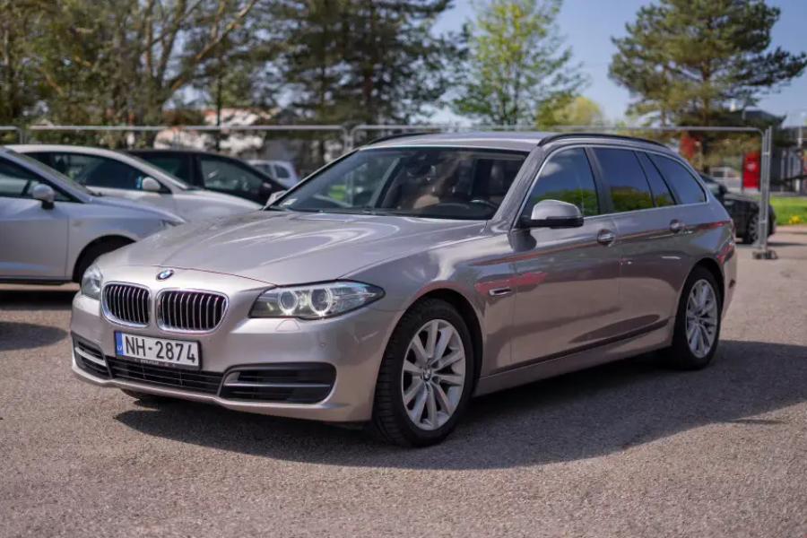 Brown BMW 520 2015 in Liepaja, with an engine capacity of 2.00 L and mileage of 242 thousand km for 12500 €, photo 1 on AUTOMOTO.COM.LV