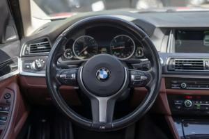 Brown BMW 520 2015 in Liepaja, with an engine capacity of 2.00 L and mileage of 242 thousand km for 12500 €, photo 19 on AUTOMOTO.COM.LV
