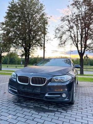 Brown BMW 520 2015 in Vilnius, with an engine capacity of 2.00 L and mileage of 290 thousand km for 6150 €, photo  on AUTOMOTO.COM.LV