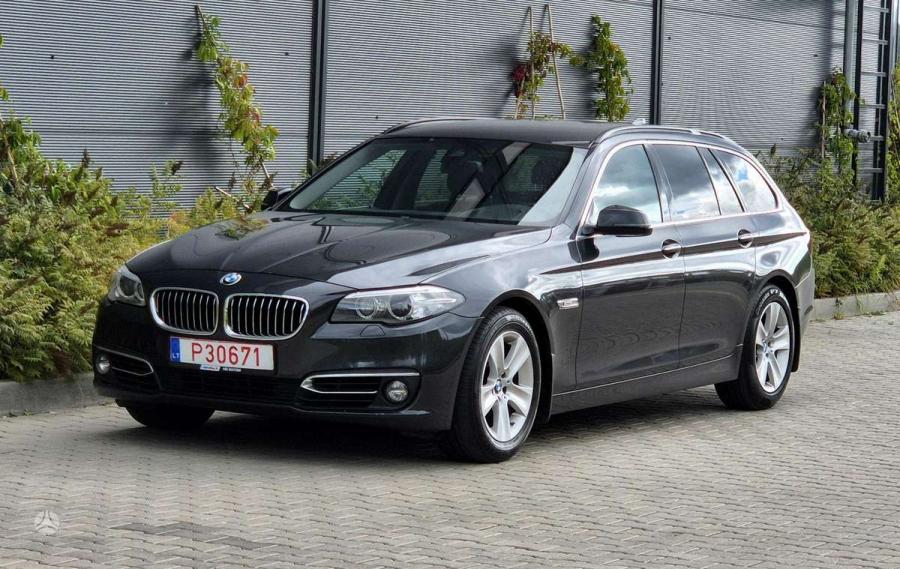 Brown BMW 520 2015 in Vilnius, with an engine capacity of 2.00 L and mileage of 274 thousand km for 9800 €, photo 3 on AUTOMOTO.COM.LV