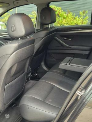 Brown BMW 520 2015 in Vilnius, with an engine capacity of 2.00 L and mileage of 274 thousand km for 9800 €, photo 13 on AUTOMOTO.COM.LV