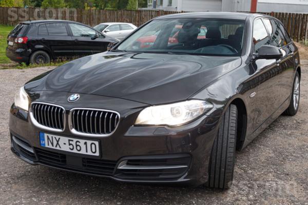 BMW 520 2015 in Cesis on AUTOMOTO.COM.LV Brown BMW 520 2015 in Cesis, with an engine capacity of 2.00 L and mileage of 285 thousand km for 8750 ā¬, photo 1 on AUTOMOTO.COM.LV