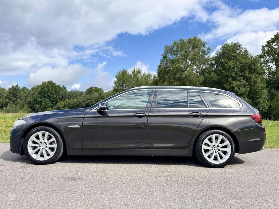 Brown BMW 520 2015 in Vilnius, with an engine capacity of 2.00 L and mileage of 293 thousand km for 9000 €, photo 5 on AUTOMOTO.COM.LV