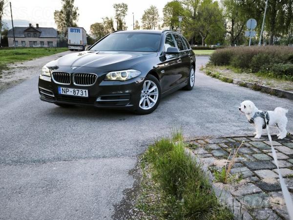 Brown BMW 520 2016 in Riga, with an engine capacity of 2.00 L and mileage of 267 thousand km for 11000 €, photo 1 on AUTOMOTO.COM.LV