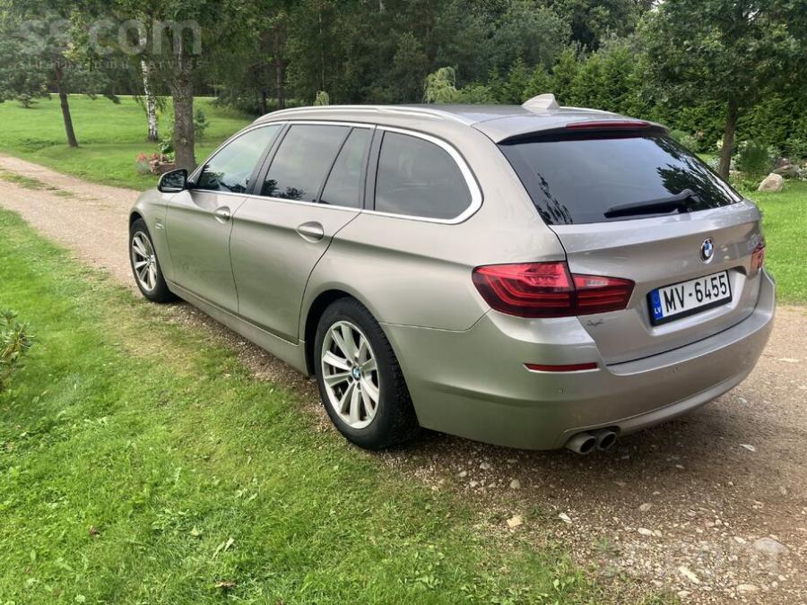 Brown BMW 520 2016 in Riga, with an engine capacity of 2.00 L and mileage of 0 thousand km for 10200 €, photo 3 on AUTOMOTO.COM.LV