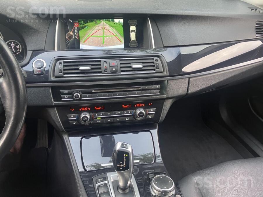 Brown BMW 520 2016 in Riga, with an engine capacity of 2.00 L and mileage of 0 thousand km for 10200 €, photo 6 on AUTOMOTO.COM.LV