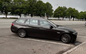 Brown BMW 520 2016 in Riga, with an engine capacity of 2.00 L and mileage of 286 thousand km for 10555 €, photo 5 on AUTOMOTO.COM.LV