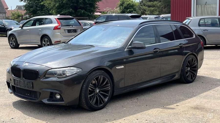 Brown BMW 520 2016 in Ukmerge, with an engine capacity of 2.00 L and mileage of 300 thousand km for 6200 €, photo 1 on AUTOMOTO.COM.LV