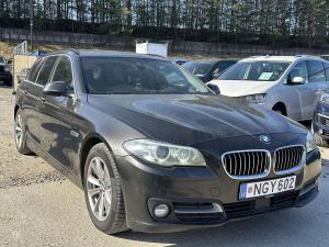 Brown BMW 520 2016 in Vilnius, with an engine capacity of 2.00 L and mileage of 314 thousand km for 9700 €, photo  on AUTOMOTO.COM.LV