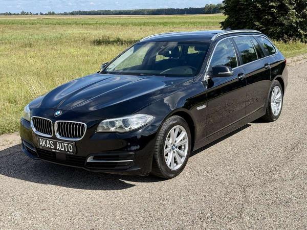 Brown BMW 520 2016 in Vilkaviskis, with an engine capacity of 2.00 L and mileage of 342 thousand km for 8900 €, photo 1 on AUTOMOTO.COM.LV