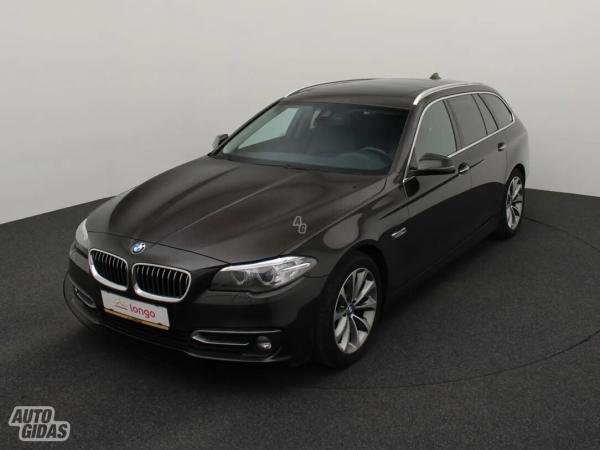 Brown BMW 520 2017 in Vilnius, with an engine capacity of 2.00 L and mileage of 259 thousand km for 13599 €, photo 1 on AUTOMOTO.COM.LV