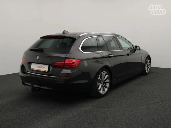 Brown BMW 520 2017 in Vilnius, with an engine capacity of 2.00 L and mileage of 259 thousand km for 13599 €, photo 8 on AUTOMOTO.COM.LV