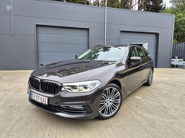 Brown BMW 520 2017 in Utena, with an engine capacity of 2.00 L and mileage of 331 thousand km for 13990 €, photo 1 on AUTOMOTO.COM.LV