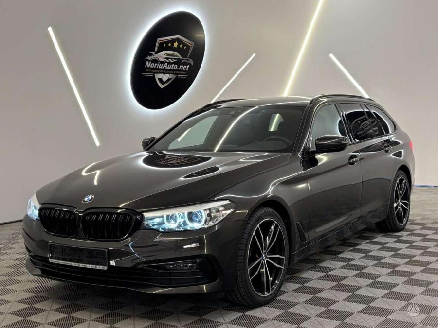 Brown BMW 520 2018 in Marijampole, with an engine capacity of 2.00 L and mileage of 187 thousand km for 17999 €, photo 18 on AUTOMOTO.COM.LV