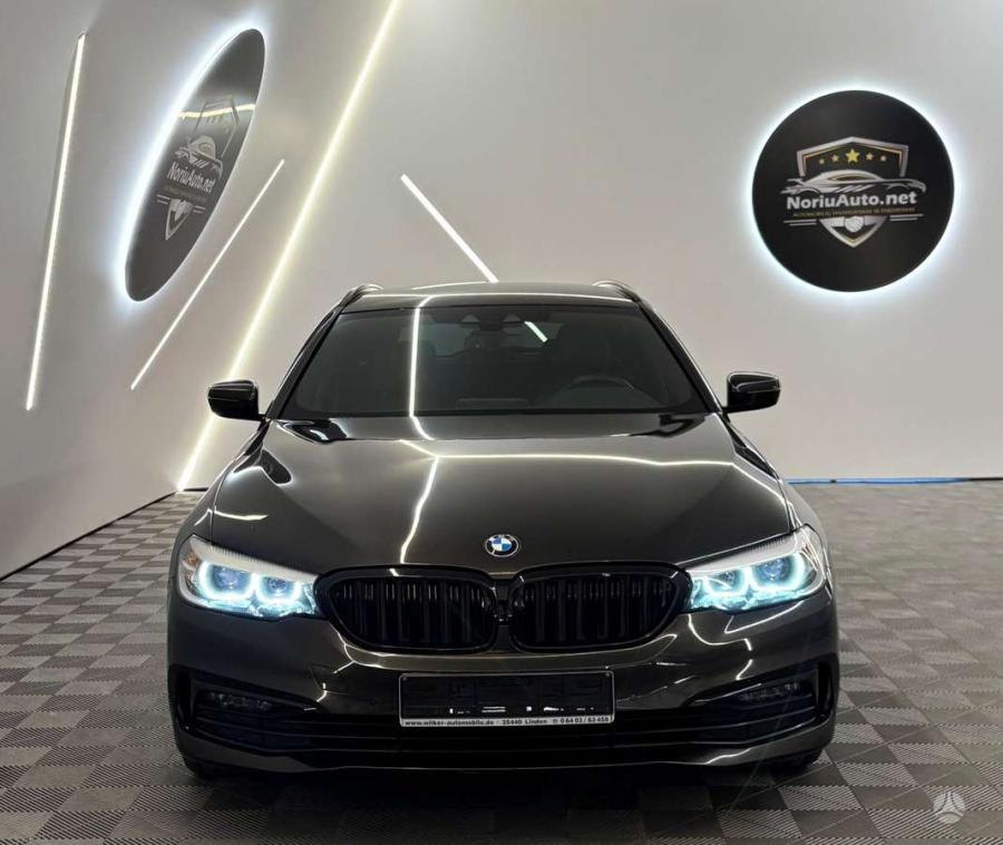 Brown BMW 520 2018 in Marijampole, with an engine capacity of 2.00 L and mileage of 187 thousand km for 17999 €, photo 19 on AUTOMOTO.COM.LV