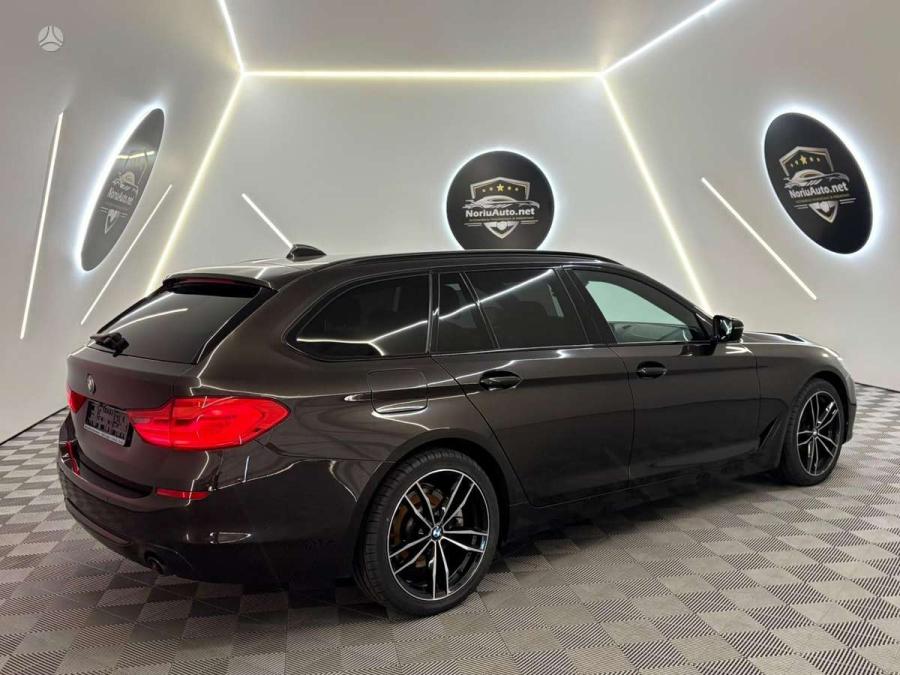 Brown BMW 520 2018 in Marijampole, with an engine capacity of 2.00 L and mileage of 187 thousand km for 17999 €, photo 20 on AUTOMOTO.COM.LV