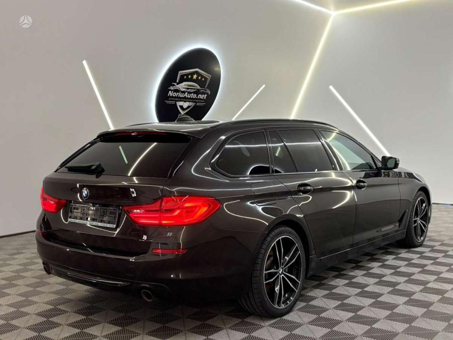 Brown BMW 520 2018 in Marijampole, with an engine capacity of 2.00 L and mileage of 187 thousand km for 17999 €, photo 36 on AUTOMOTO.COM.LV