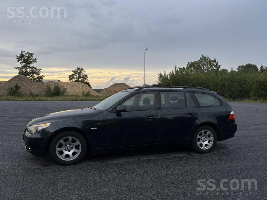 Green BMW 520 2006 in Rezekne, with an engine capacity of 2.00 L and mileage of 354 thousand km for 2800 €, photo 4 on AUTOMOTO.COM.LV