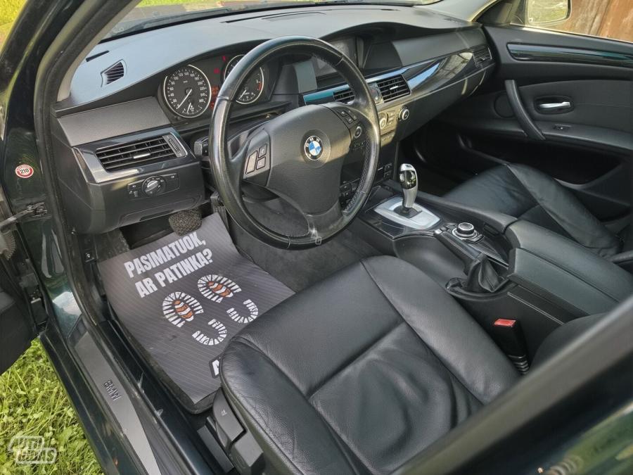 Zaļš BMW 520 2010 Kauņa, ar dzinēja tilpumu 2.00 L un nobraukumu 275 tūkst. km par 3750 €, foto 11 vietnē AUTOMOTO.COM.LV