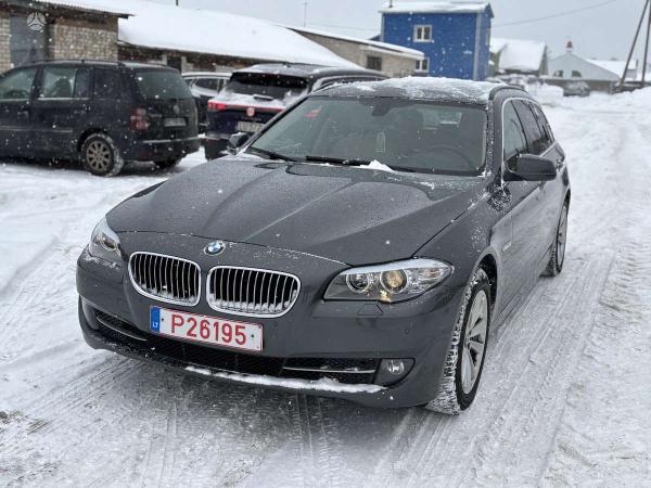 Green BMW 520 2012 in Taurage, with an engine capacity of 2.00 L and mileage of 253 thousand km for 6200 €, photo 1 on AUTOMOTO.COM.LV