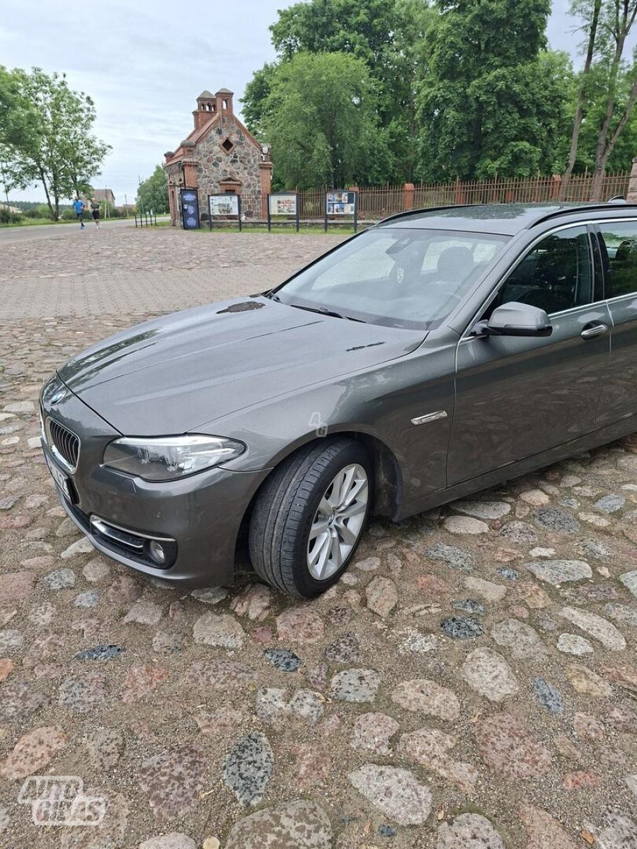 Green BMW 520 2014 in Vilnius, with an engine capacity of 2.00 L and mileage of 172 thousand km for 11300 €, photo 1 on AUTOMOTO.COM.LV