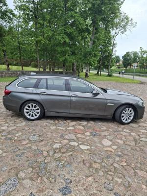 Green BMW 520 2014 in Vilnius, with an engine capacity of 2.00 L and mileage of 172 thousand km for 11300 €, photo 6 on AUTOMOTO.COM.LV