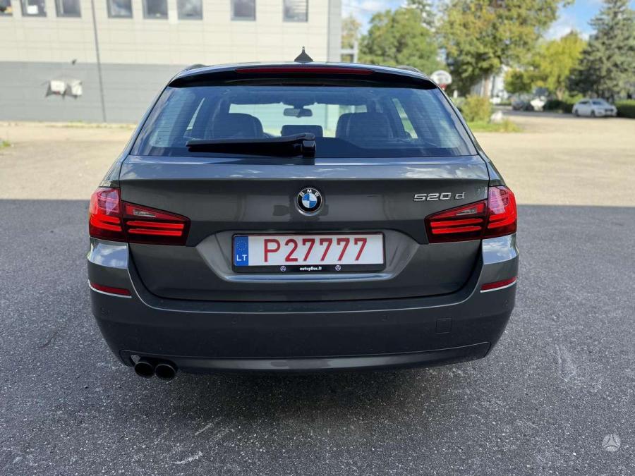 Zaļš BMW 520 2014 Ukmergė, ar dzinēja tilpumu 2.00 L un nobraukumu 399 tūkst. km par 7300 €, foto 6 vietnē AUTOMOTO.COM.LV