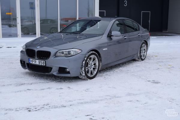 Grey BMW 520 2011 in Vilnius, with an engine capacity of 2.00 L and mileage of 306 thousand km for 10400 €, photo 1 on AUTOMOTO.COM.LV