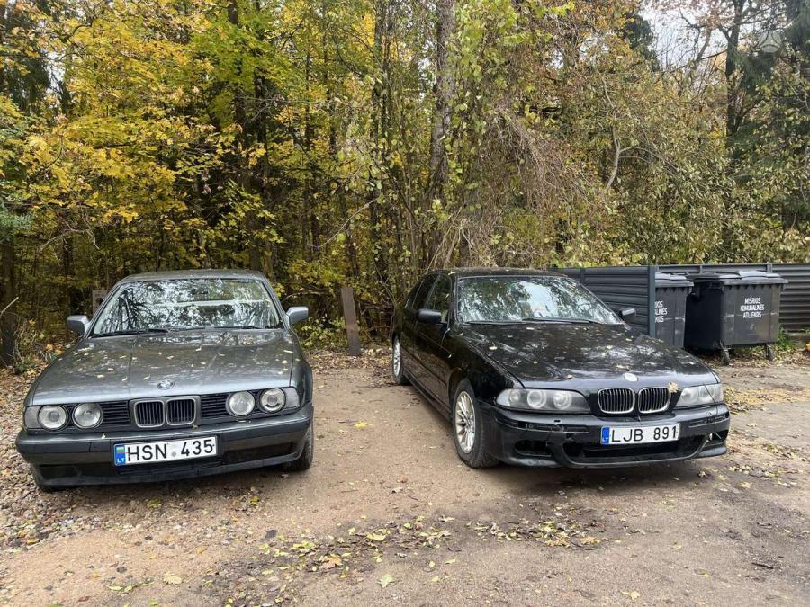 Grey BMW 520 1990 in Vilnius, with an engine capacity of 1.99 L and mileage of 250 thousand km for 2500 €, photo 8 on AUTOMOTO.COM.LV