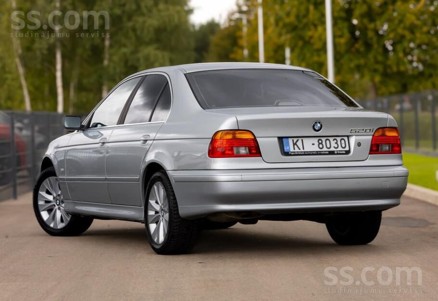 Pelēks BMW 520 2001 Jelgava, ar dzinēja tilpumu 2.00 L un nobraukumu 0 tūkst. km par 1990 €, foto 7 vietnē AUTOMOTO.COM.LV