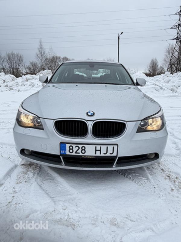 Grey BMW 520 2003 in Tallinn, with an engine capacity of 2.20 L and mileage of 341 thousand km for 3500 €, photo 1 on AUTOMOTO.COM.LV