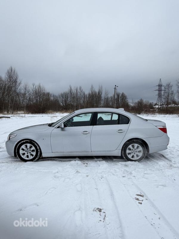 Grey BMW 520 2003 in Tallinn, with an engine capacity of 2.20 L and mileage of 341 thousand km for 3500 €, photo 3 on AUTOMOTO.COM.LV