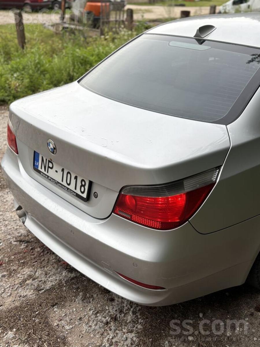Pelēks BMW 520 2003 Kuldīga, ar dzinēja tilpumu 2.20 L un nobraukumu 263 tūkst. km par 2500 €, foto 7 vietnē AUTOMOTO.COM.LV