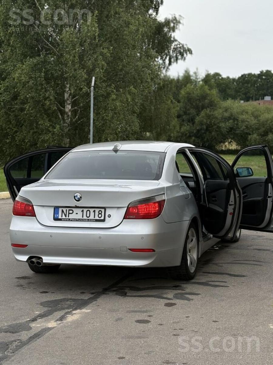 Pelēks BMW 520 2003 Kuldīga, ar dzinēja tilpumu 2.20 L un nobraukumu 263 tūkst. km par 2500 €, foto 8 vietnē AUTOMOTO.COM.LV